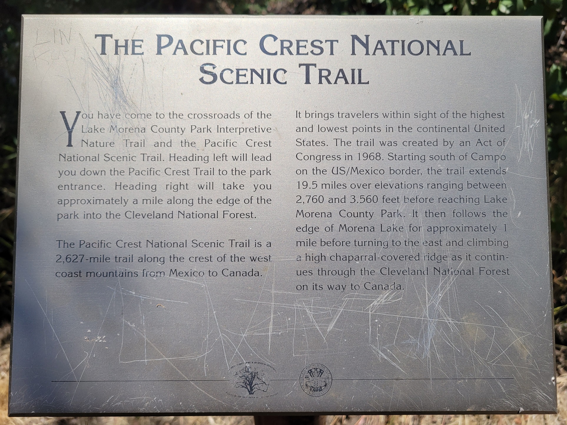 PCT Signs & Logos – Carter Hikes